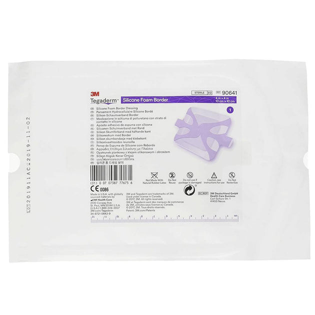 Solventum Corporation Foam Dressing 3M™ Tegaderm™ 2 X 2 Inch With Bord ...