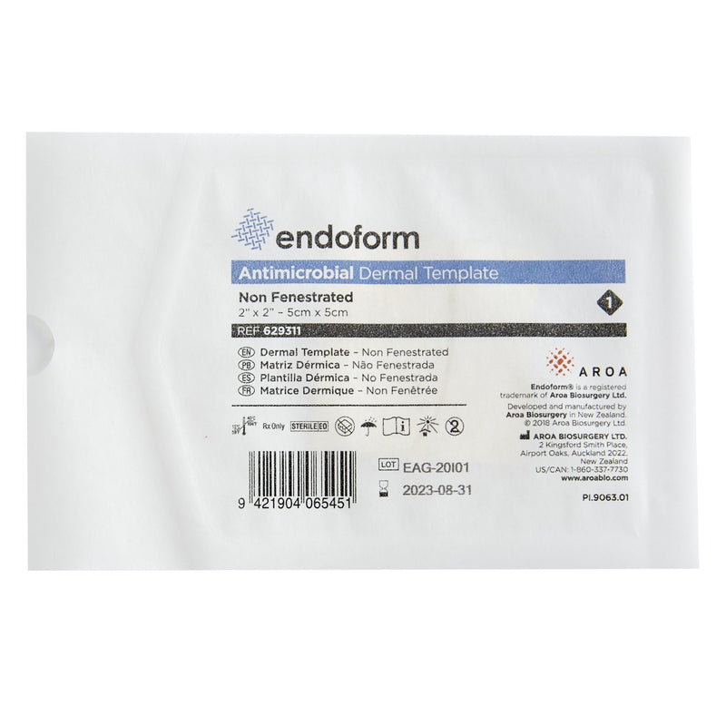 Aroa Biosurgery Inc Silver Collagen Dressing with ECM Endoform® Antimi ...