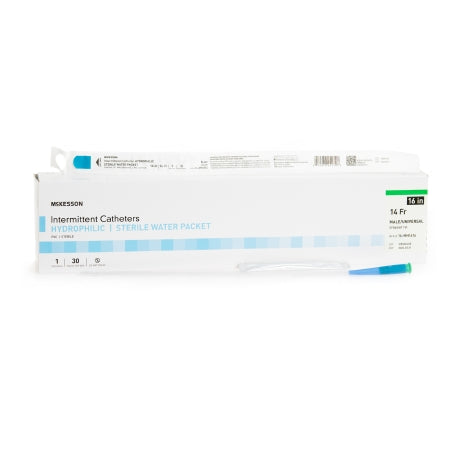 Urethral Catheter McKesson Straight Tip Hydrophilic Coated PVC 14 Fr ...