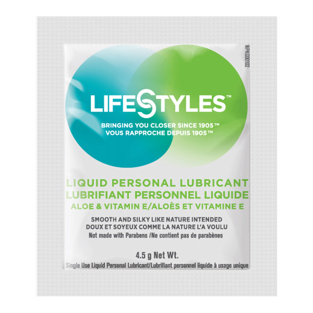 Personal Lubricant Lifestyles® 4.5 Gram Individual Packet | Gilgal ...