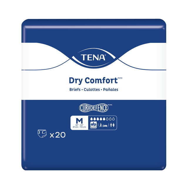 Incontinence Brief TENA Dry Comfort™ Adult Medium Unisex Disposable Mo ...
