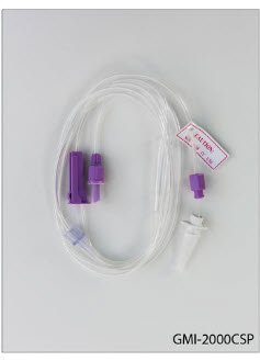 Enteral Feeding Pump Spike Set with ENFit™ Connector Generica NonSteri ...