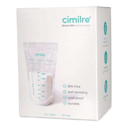 Breast Milk Storage Bag Cimilre® 7 oz. Plastic | Gilgal Medical ...