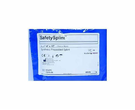 Padded Precut Splint SafetySplint™ 4 X 15 Inch Fiberglass White ...