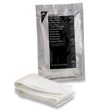 Padded Precut Splint 3M™ Scotchcast™ Quick Step Double Sided Felt 3 X ...