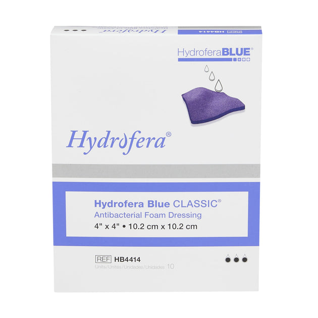 BSN Medical Antibacterial Foam Dressing Hydrofera BLUE® Classic 4 X 4 ...