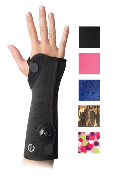 Short Arm Fracture Brace, Open Thumb Exos™ Boa® Lacing System Small #3 ...