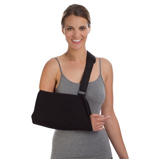 Arm Sling with Shoulder Pad Procare® Deluxe D-Ring / Hook and Loop Str ...