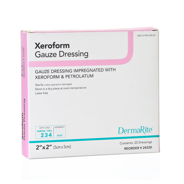 Xeroform Petrolatum Impregnated Dressing Xeroform™ Square 2 X 2 Inch S ...