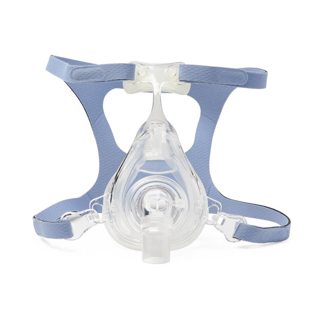 Medline NIV Full-Face Mask with Headgear, Antiasphyxia Valve, Vented ...