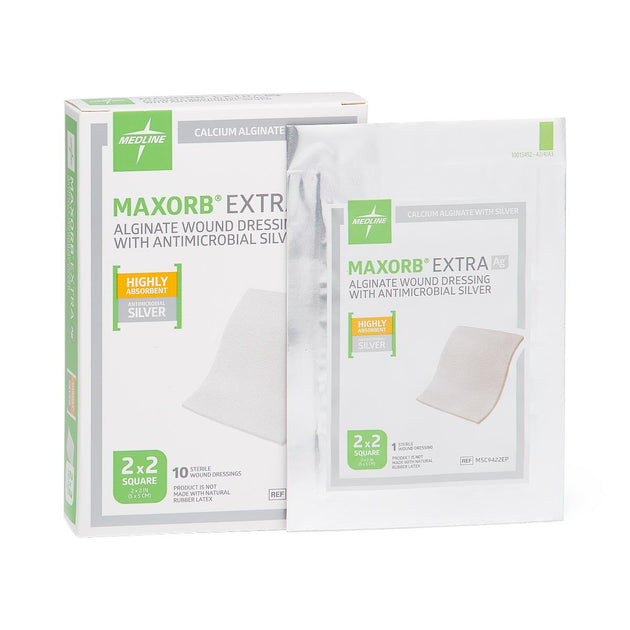 Maxorb Extra Ag+ CMC/Alginate Dressings, 2" x 2" inch | Gilgal Medical ...