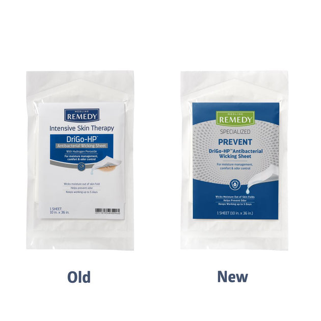 Medline Remedy Specialized DriGo-HP Antibacterial Wicking Sheet ...