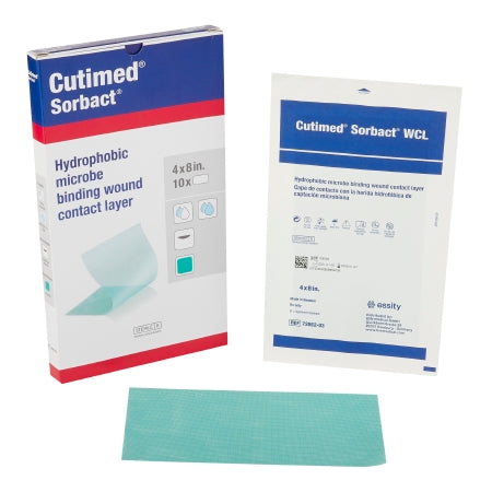 Antimicrobial Wound Contact Layer Dressing Cutimed® Sorbact® WCL 4 X 8 ...