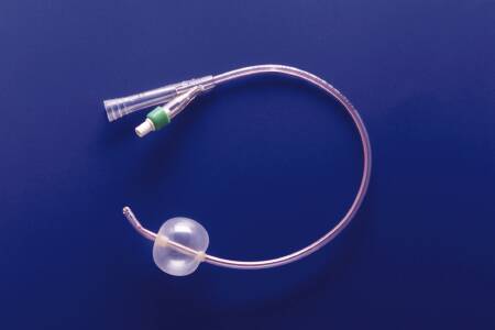Foley Catheter Soft Simplastic® 2-Way Coude Tip 30 cc Balloon 20 Fr. P ...
