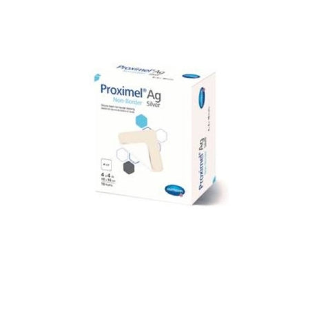 Silver Foam Dressing Proximel® Ag Non-Border 6 X 6 Inch Square Sterile ...