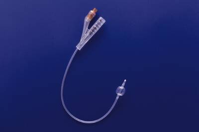 Foley Catheter Silkomed 2-Way Standard Tip 3 cc Balloon 8 Fr. Silicone ...