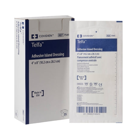 Adhesive Dressing Telfa™ Nonwoven Rectangle White Sterile | Gilgal ...