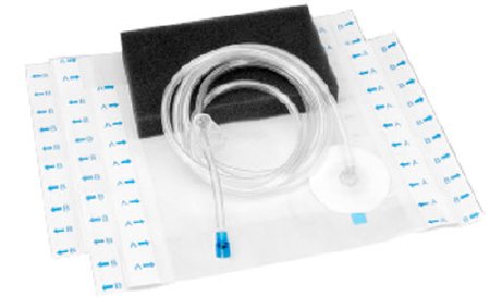 Small Black Foam Negative Pressure Wound Therapy Dressing Kit Cardinal ...