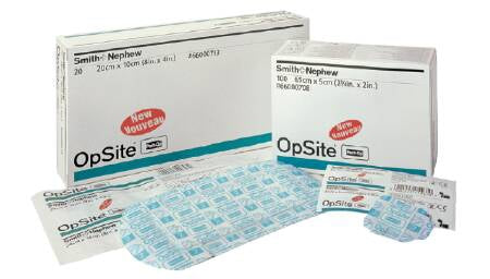 Transparent Film Dressing with Pad OpSite Post Op Rectangle 2 X 2-1/2 ...