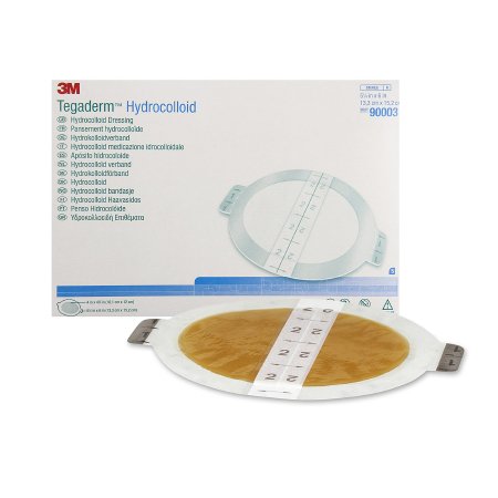Hydrocolloid Dressing 3M™ Tegaderm™ 5-1/8 X 6 Inch Oval Sterile ...