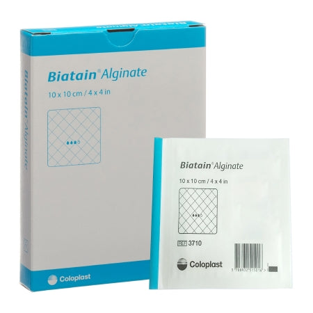 Alginate Dressing Biatain® 4 X 4 Inch Square Calcium Alginate / CMC (c ...
