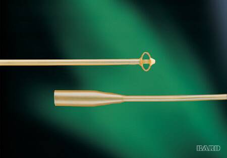 Nephrostomy Catheter Bard® Malecot Wing Tip 4-Wing 24 Fr. Latex ...