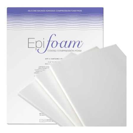 Silicone Foam Dressing Epi-foam® 7-3/4 X 11-1/2 Inch Rectangle Silicon ...