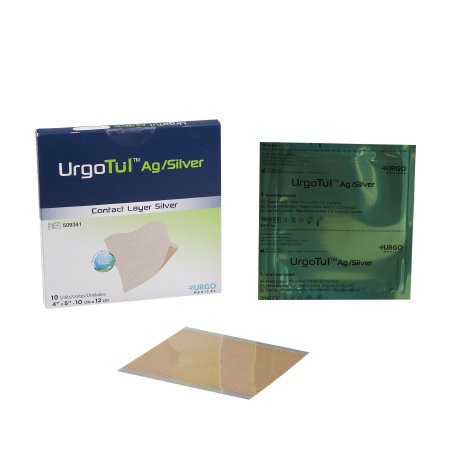 Silver Wound Contact Layer Dressing UrgoTul™AG/Silver 4 X 5 Inch Recta ...