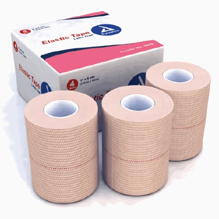 Elastic Tape Dynarex® Porous Elastic 3 Inch X 5 Yard Tan NonSterile ...