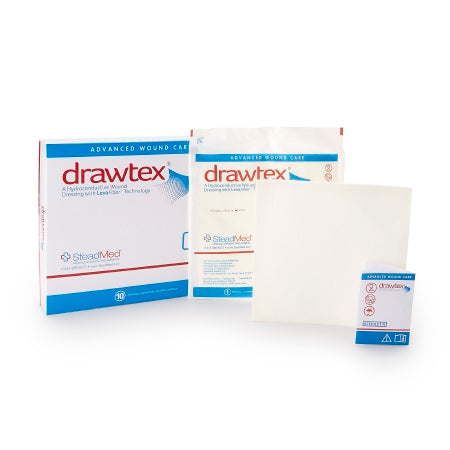 Hydroconductive Wound Dressing Drawtex® 8 X 8 Inch Fiber Square Steril ...